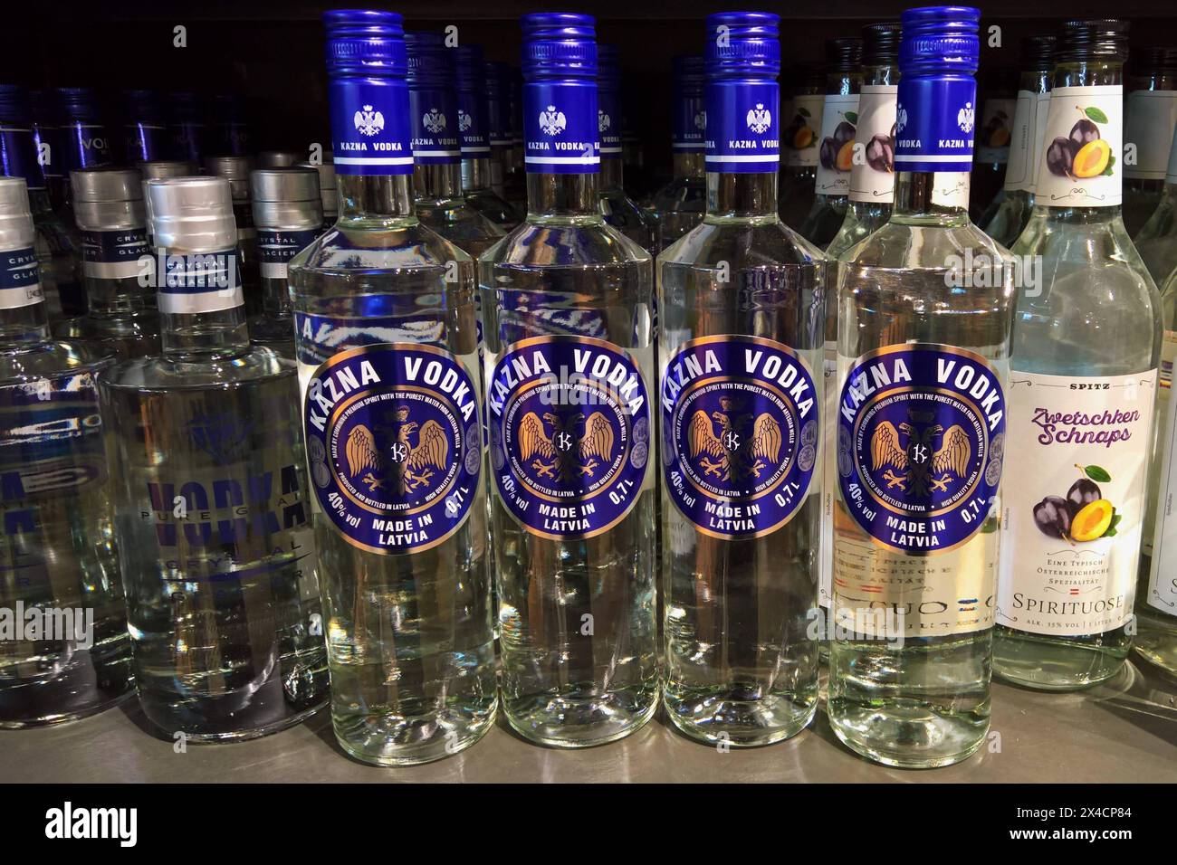 Kazna Vodka, Made in Latvia - im Sortiment von Hofer Austria *** Kazna ...