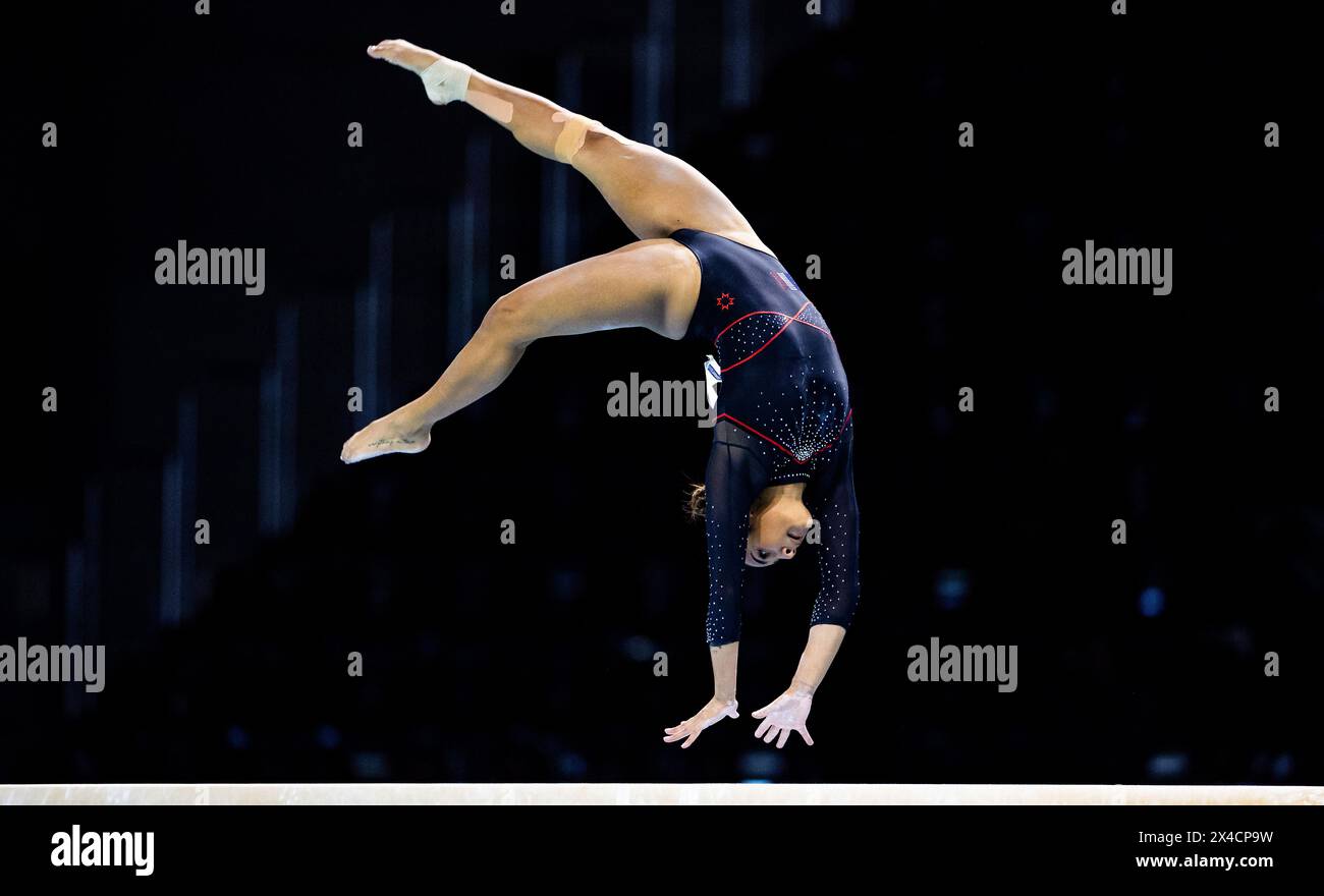 RIMINI - Marine Boyer (FRA) in action during the women's qualifications ...
