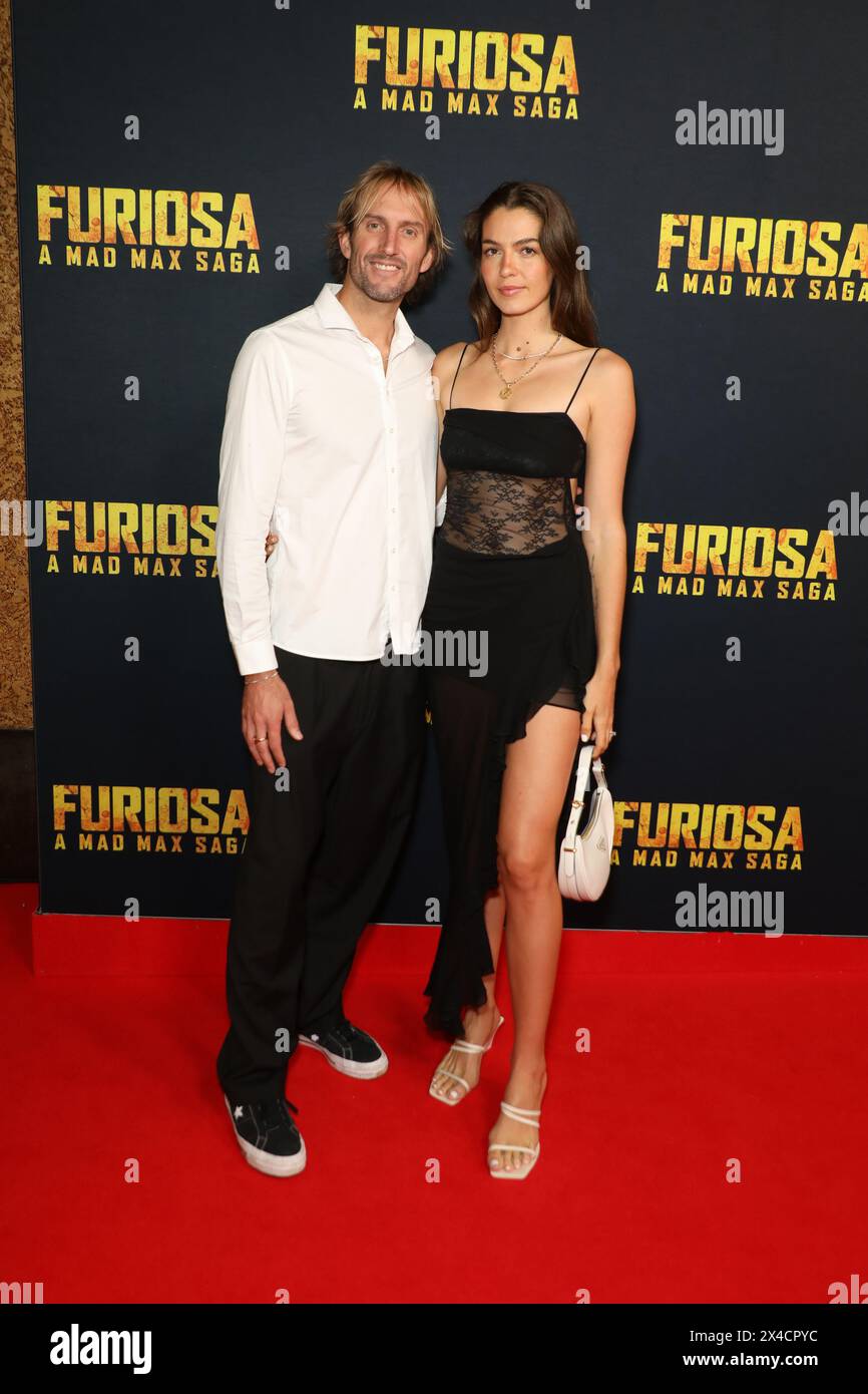 Sydney, Australia. 2nd May 2024. Owen Wright and Kita Alexander arrives ...