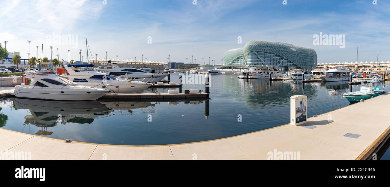 A picture the Yas Marina Abu Dhabi and the W Abu Dhabi - Yas Island ...