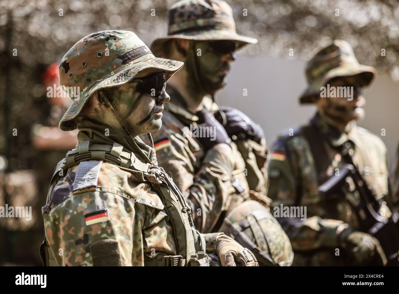 Troisdorf, Germany. 02nd May, 2024. A reconnaissance unit made up of ...