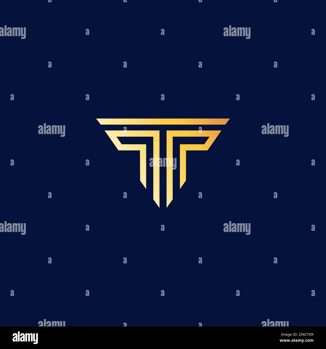 T Line Logo With Gold Color. Letter T Icon Stock Vector Image & Art - Alamy