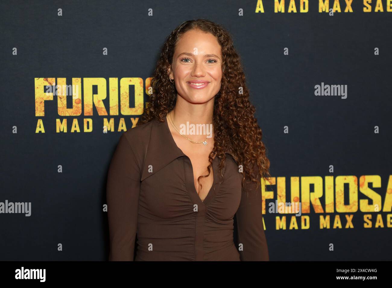 Sydney, Australia. 2nd May 2024. Maleeka Gasbarri arrives on the red ...