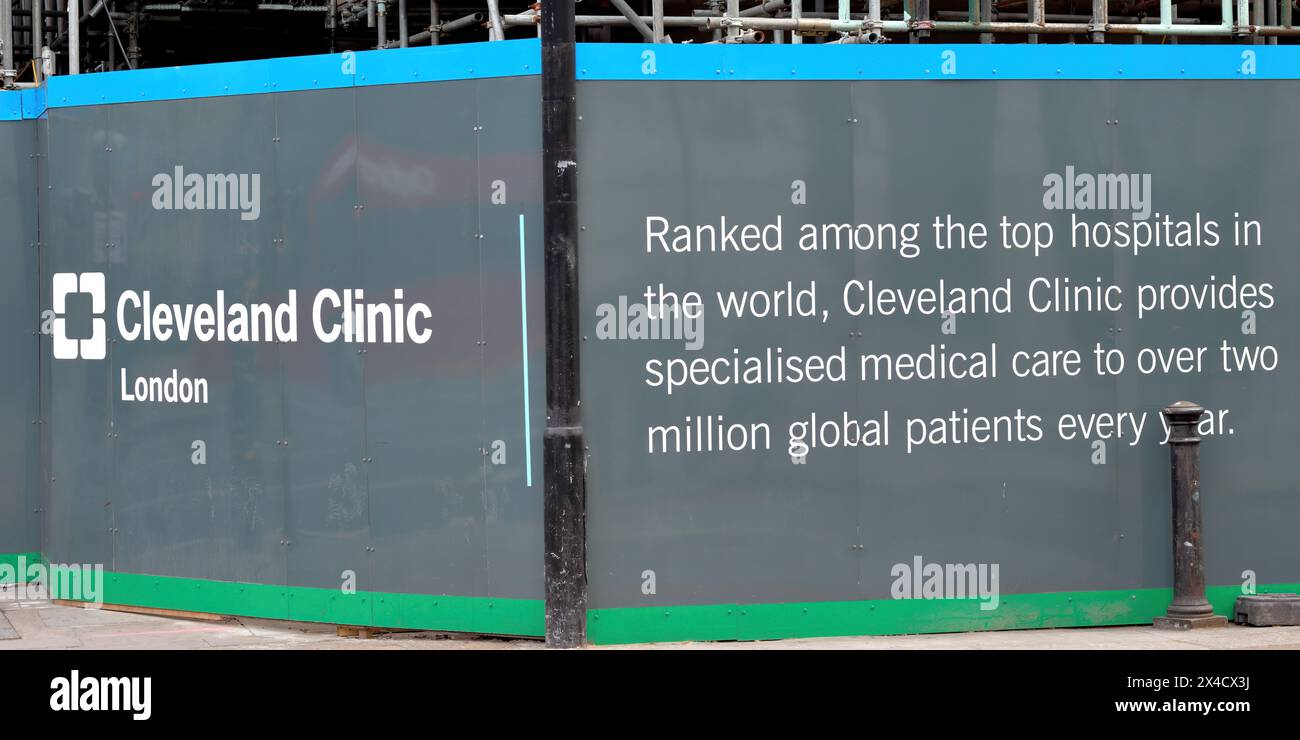 Reconstruction of Cleveland Clinic London at 33 Grosvenor Place, a 184 ...