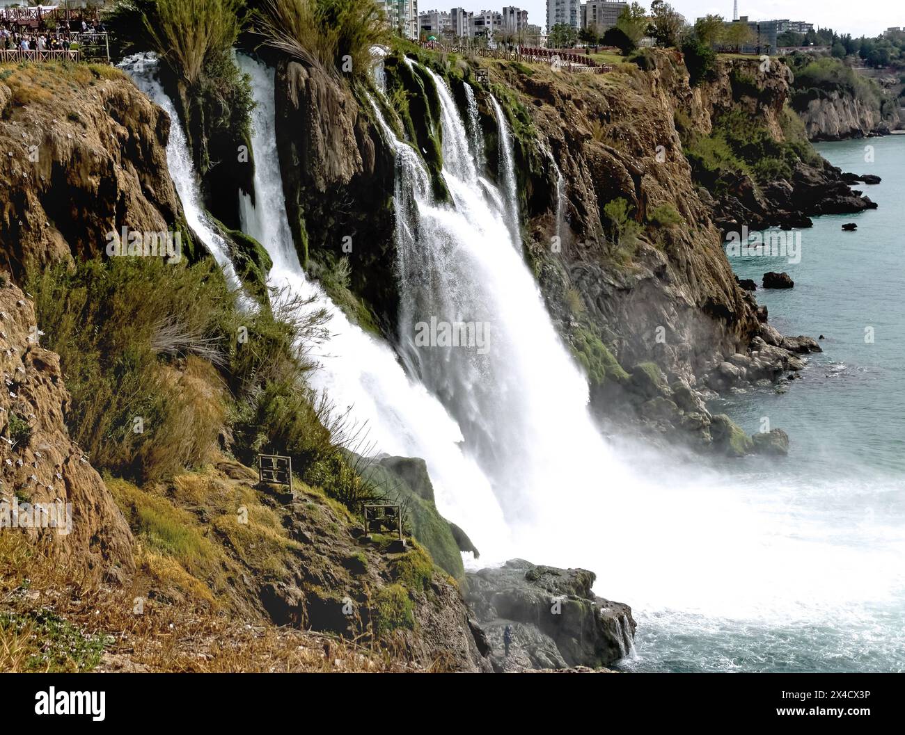 Antalya Waterfall Turkey Antalya Waterfall Stock Illustrations – 49