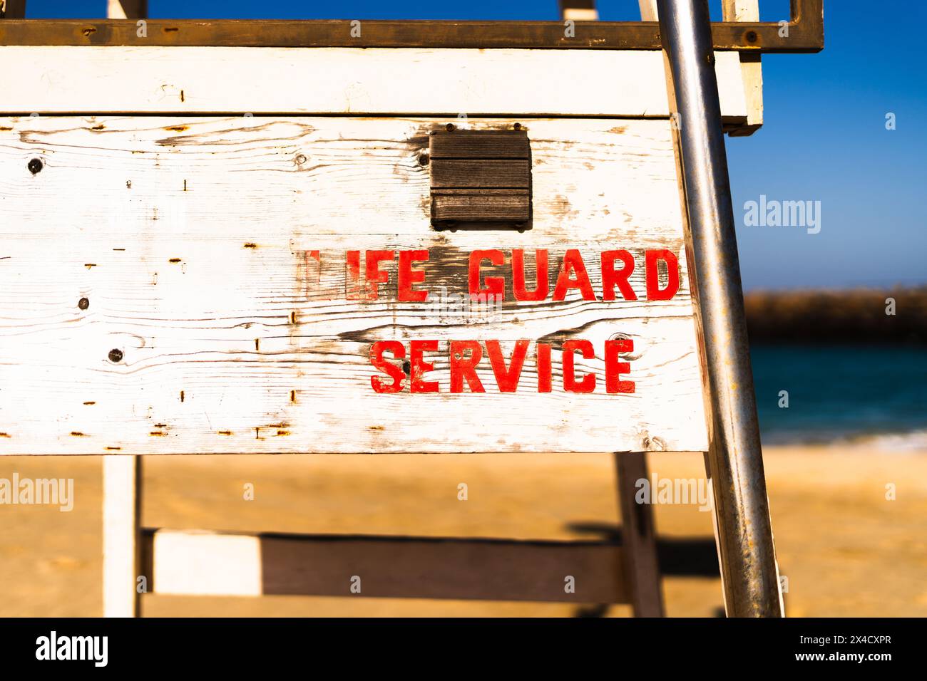 Life guard station Stock Photo - Alamy