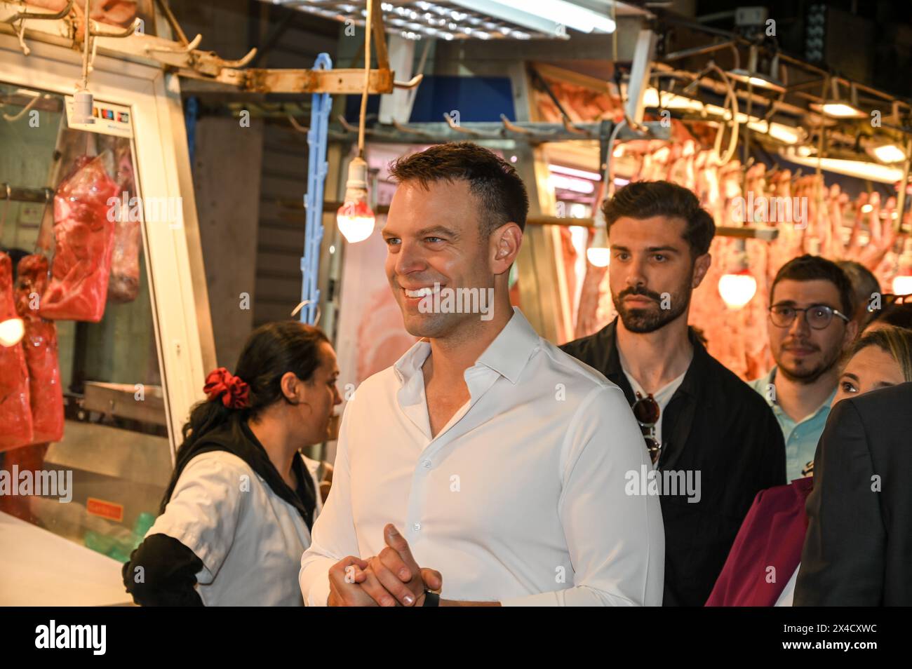 Athens, Greece. 2 May 2024. Main opposition SYRIZA party leader ...