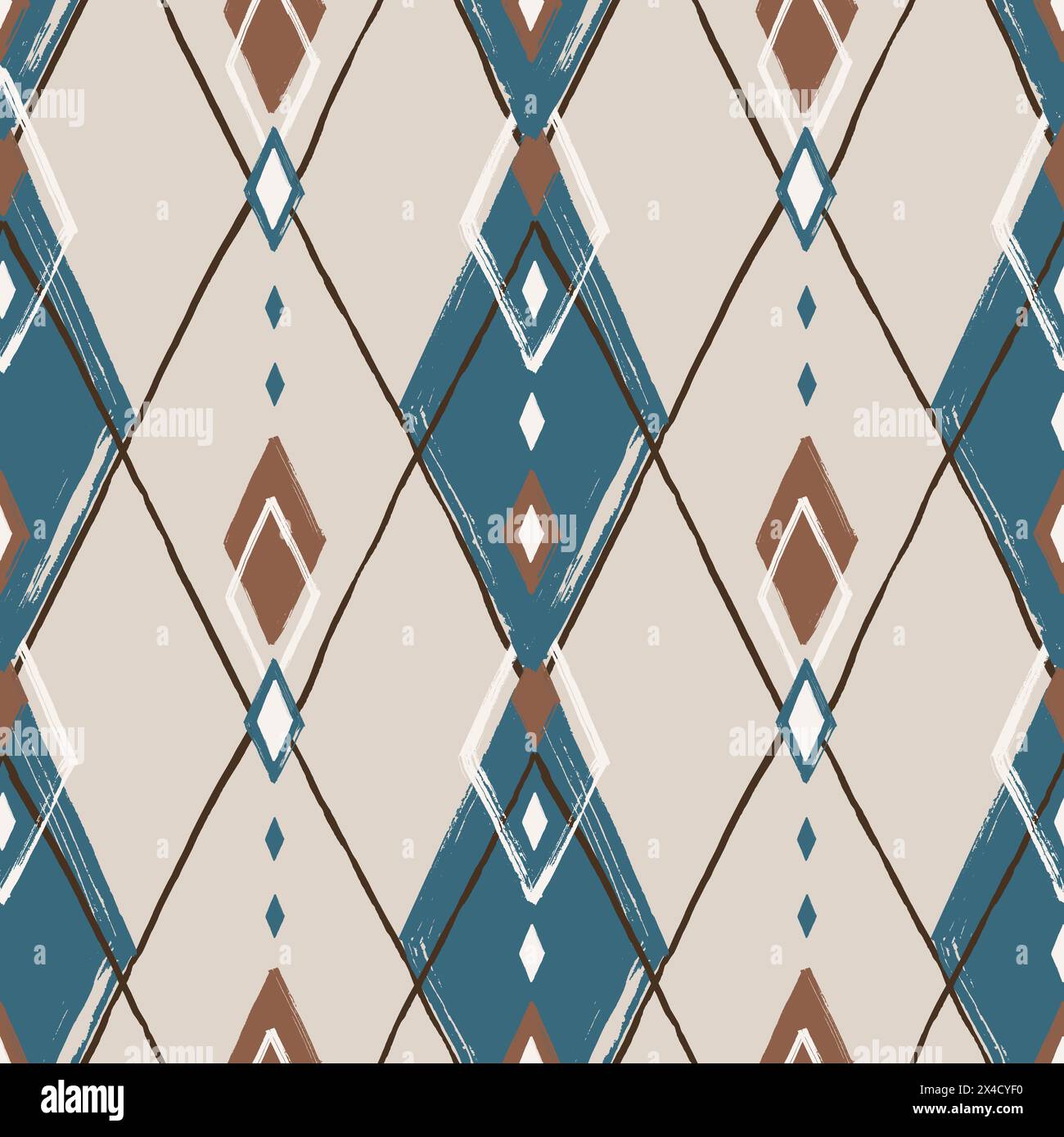 Painted argyle hi-res stock photography and images - Alamy