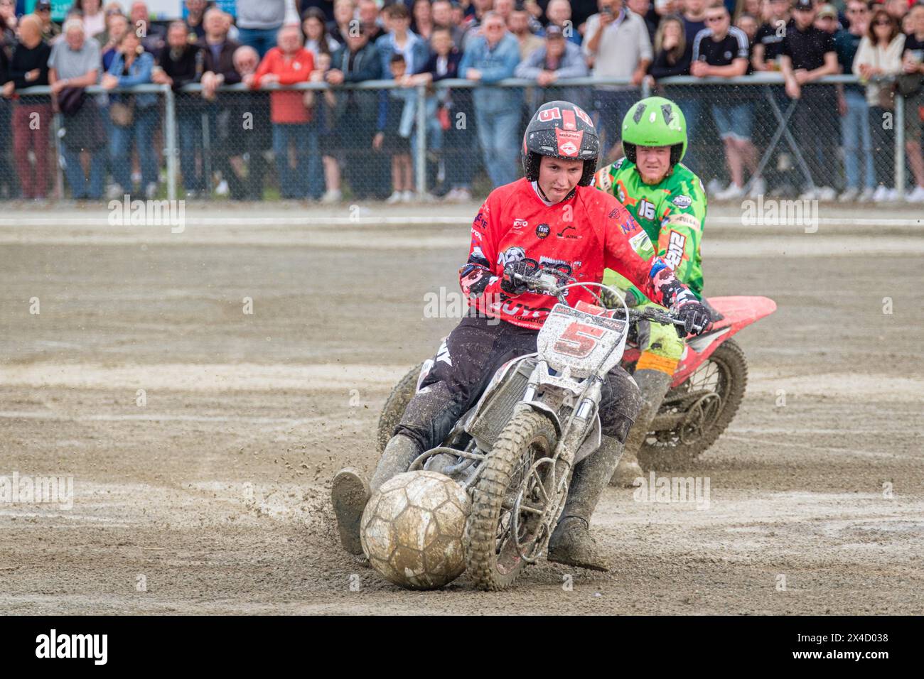 Action during the opening match of the Elite 1 championship between ...
