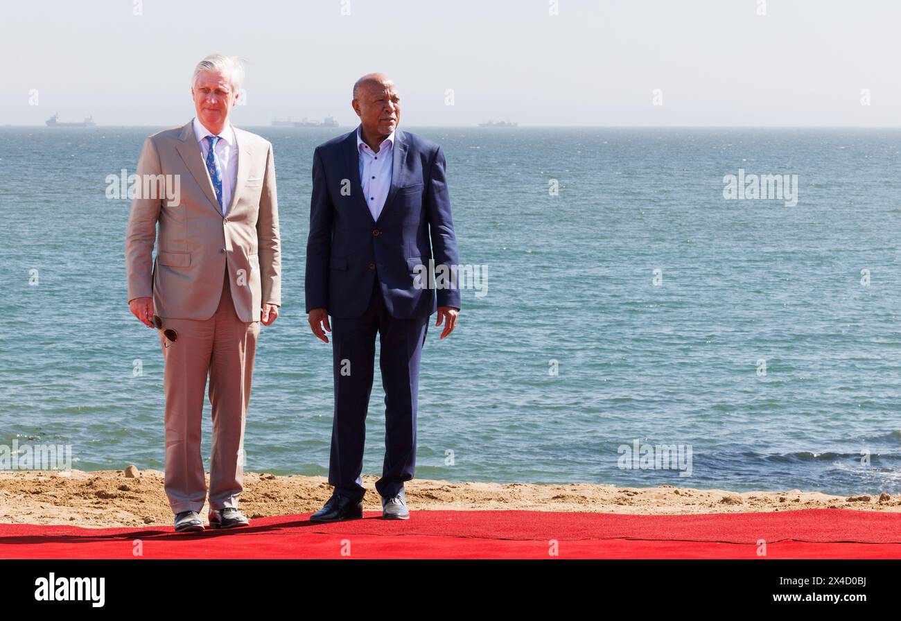 Walvis Bay, Namibia. 02nd May, 2024. King Philippe - Filip of Belgium ...