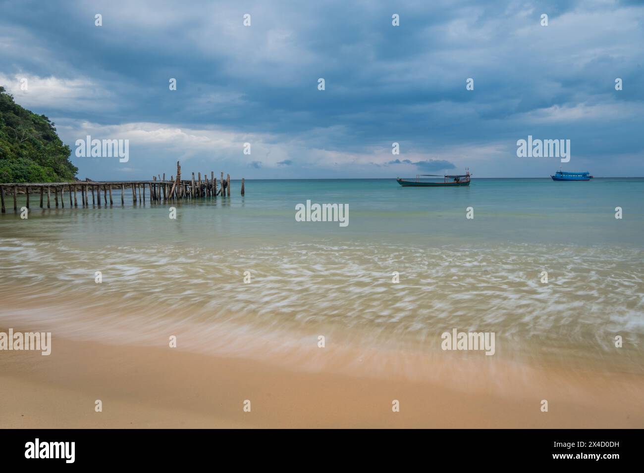 Lazy Beach, Koh Rong Sanloem, Cambodia Stock Photo - Alamy
