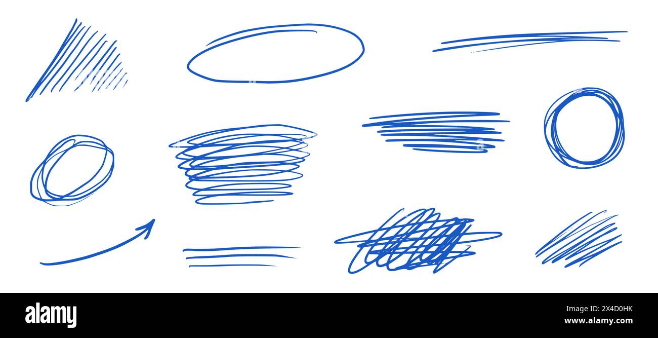 Scratch pen line scribble pencil vector. Scratch texture, pen line ...