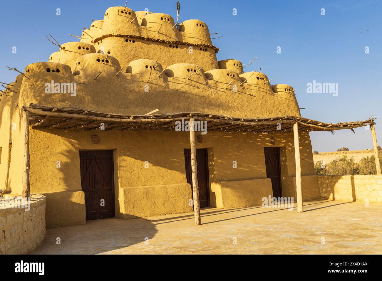 Faiyum Oasis, Egypt. Traditional desert building. (Editorial Use Only ...