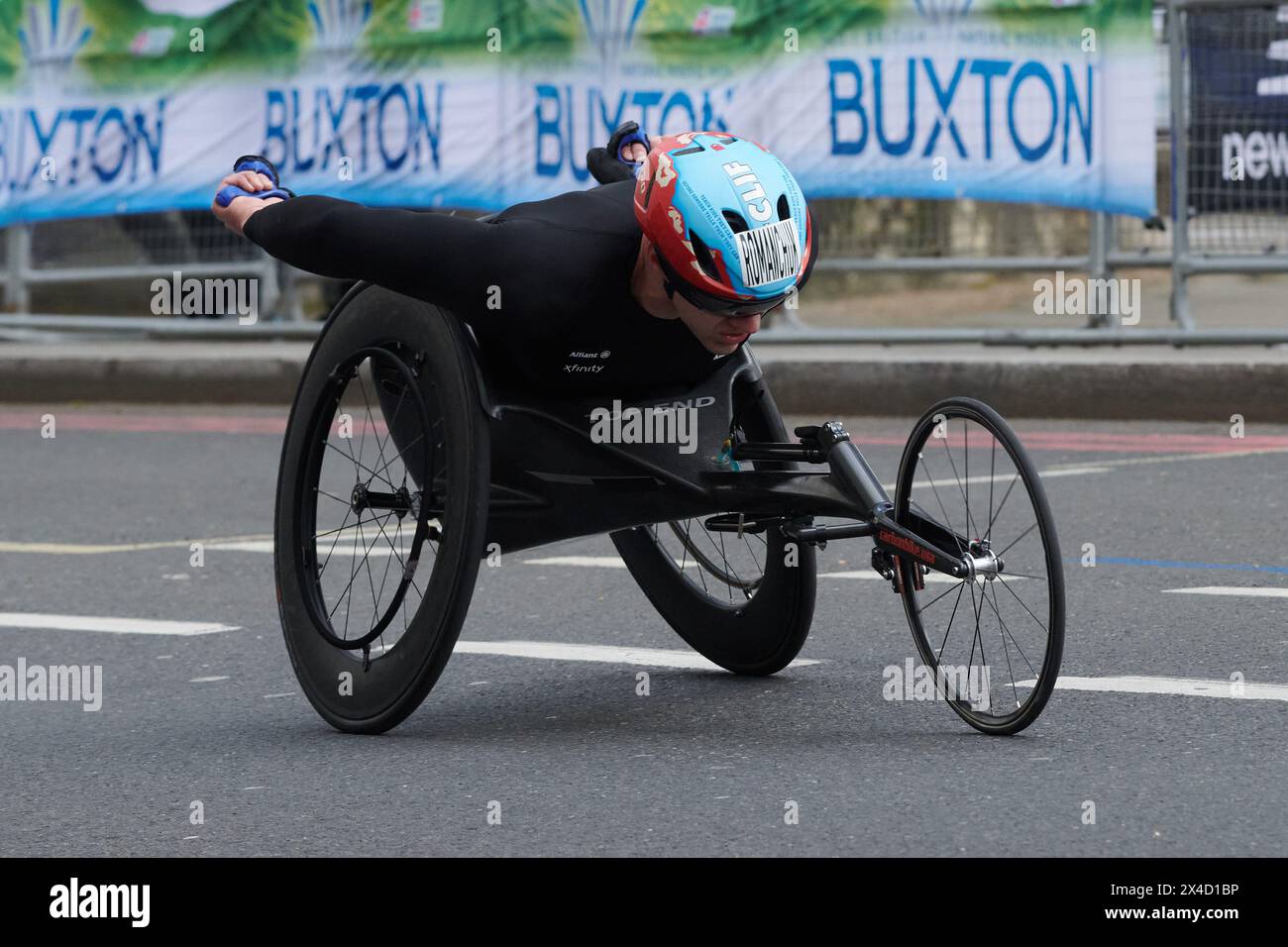 London Marathon 2024 April 21, 2024 Men’s Wheelchair race Daniel ...