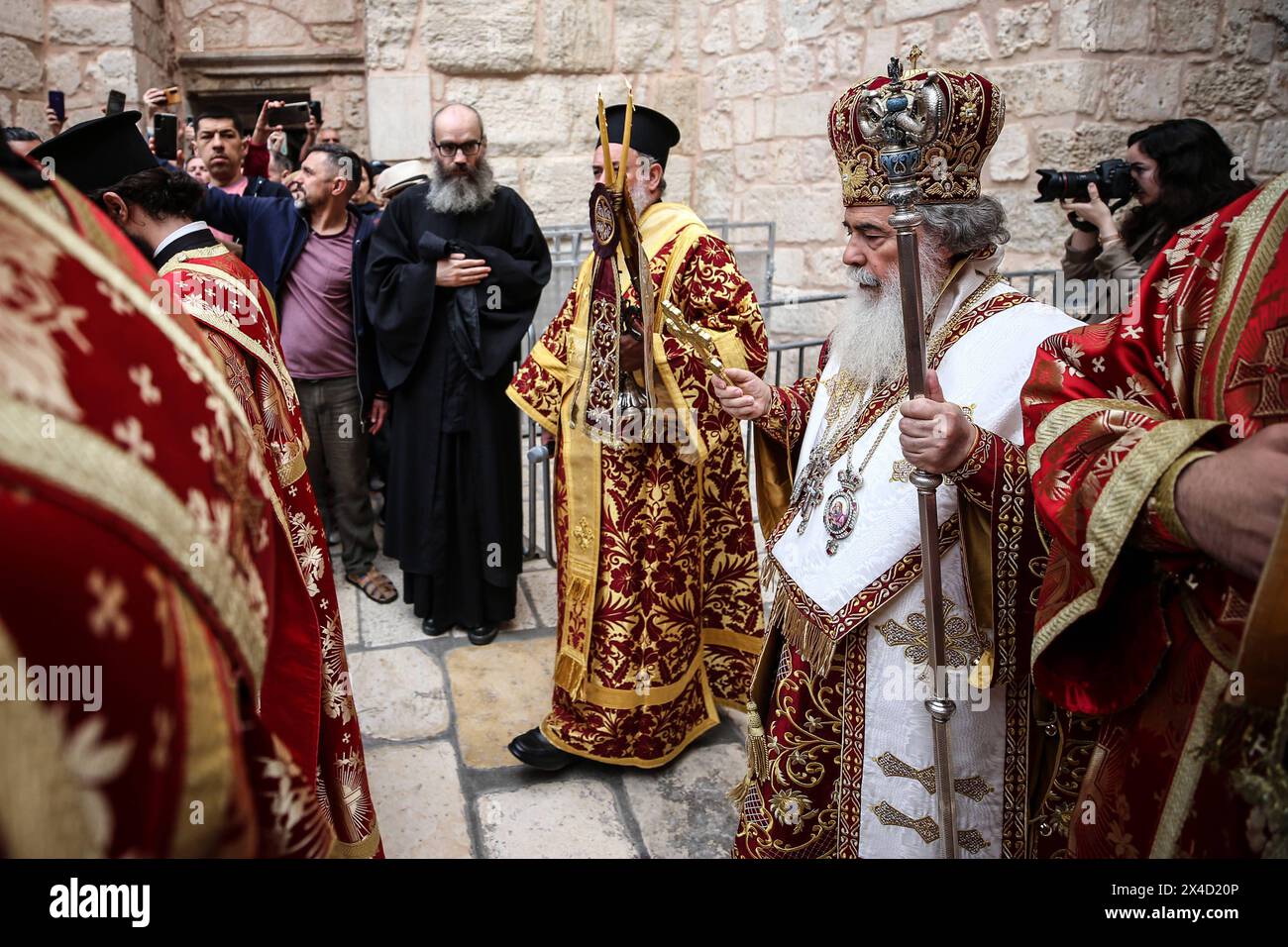 Holy Thursday ahead of Easter in Jerusalem JERUSALEM - MAY 02 ...
