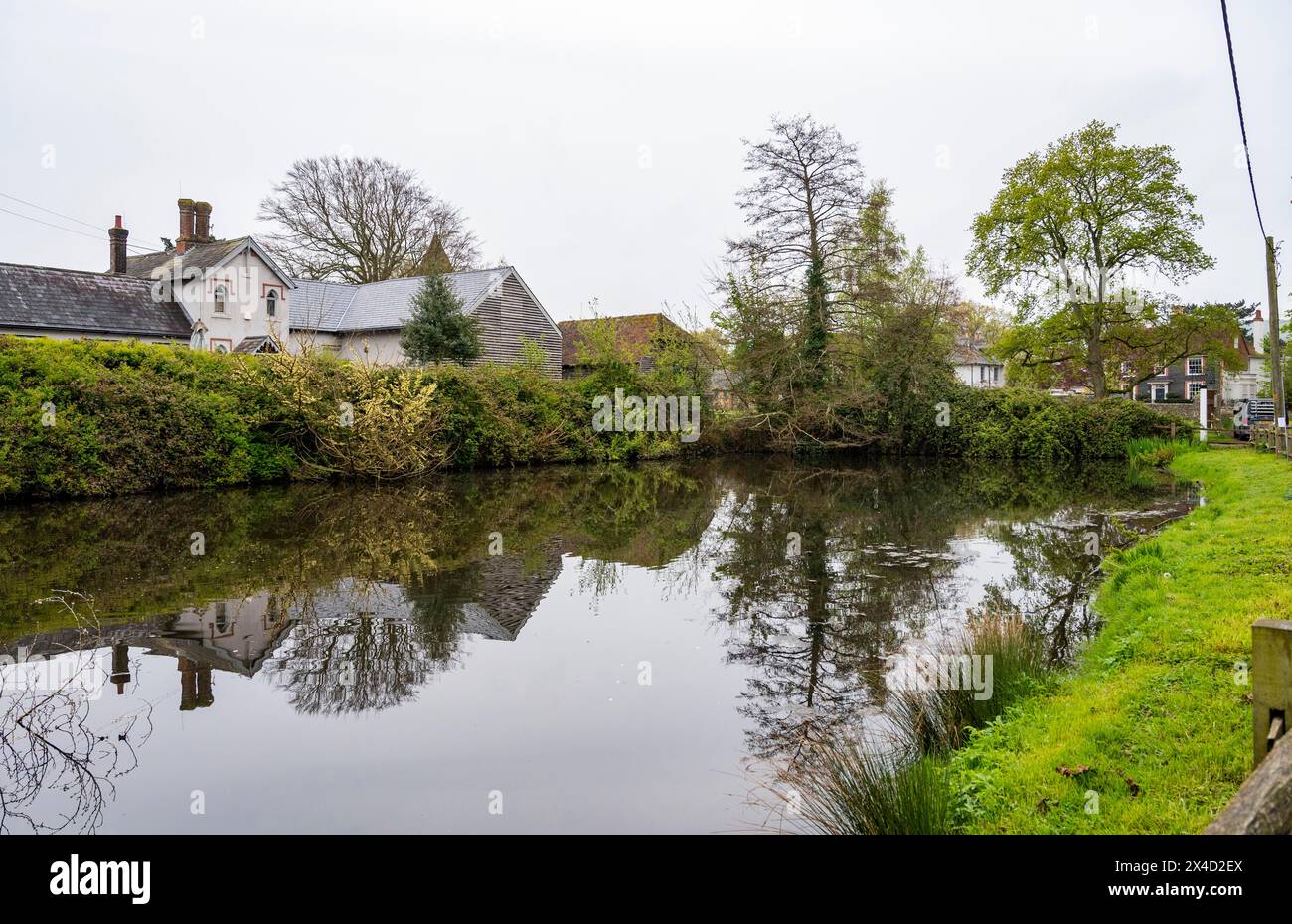 Ditchling village pond hi-res stock photography and images - Alamy