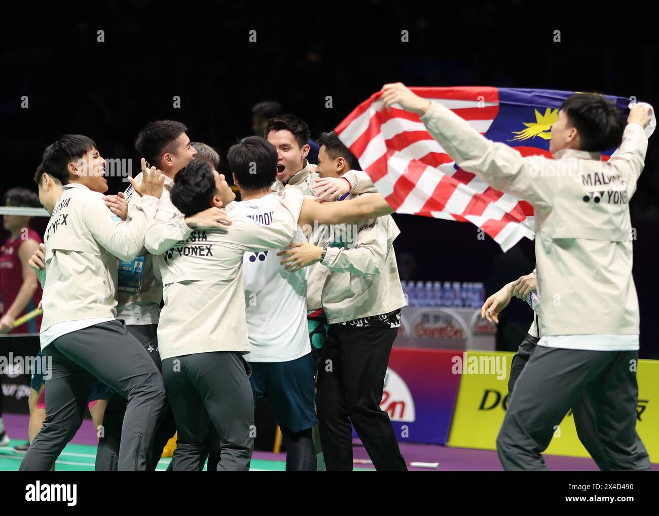 Chengdu, China's Sichuan Province. 2nd May, 2024. Members of Malaysia ...