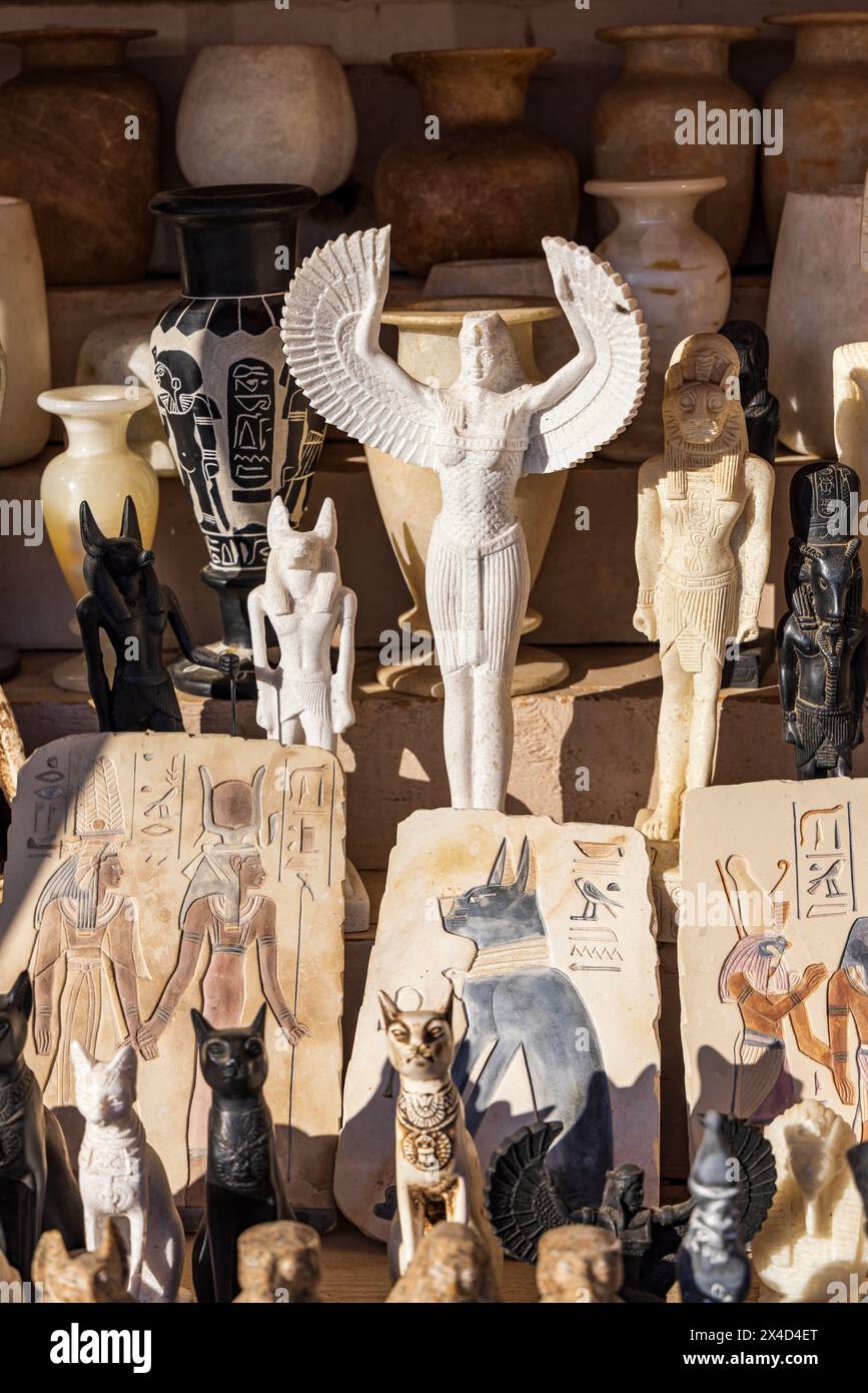 Valley of the Kings, Luxor, Egypt. Replicas of ancient art for sale at ...