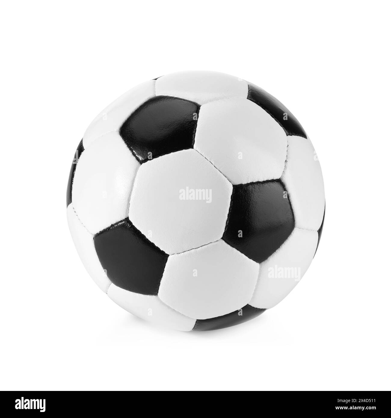 One soccer ball isolated on white. Sport equipment Stock Photo - Alamy