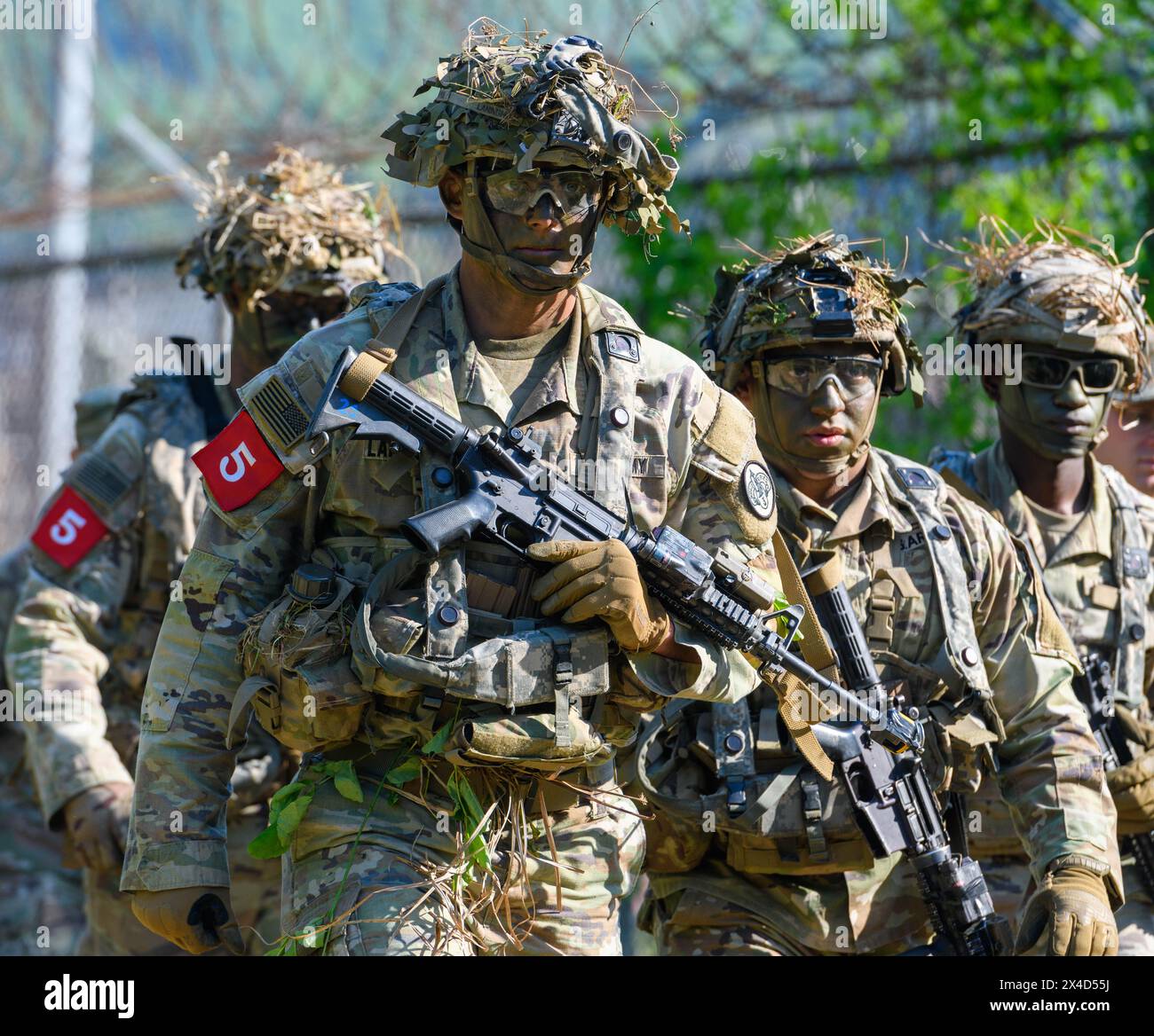 Dongducheon, South Korea. 02nd May, 2024. US soldiers take part in the ...