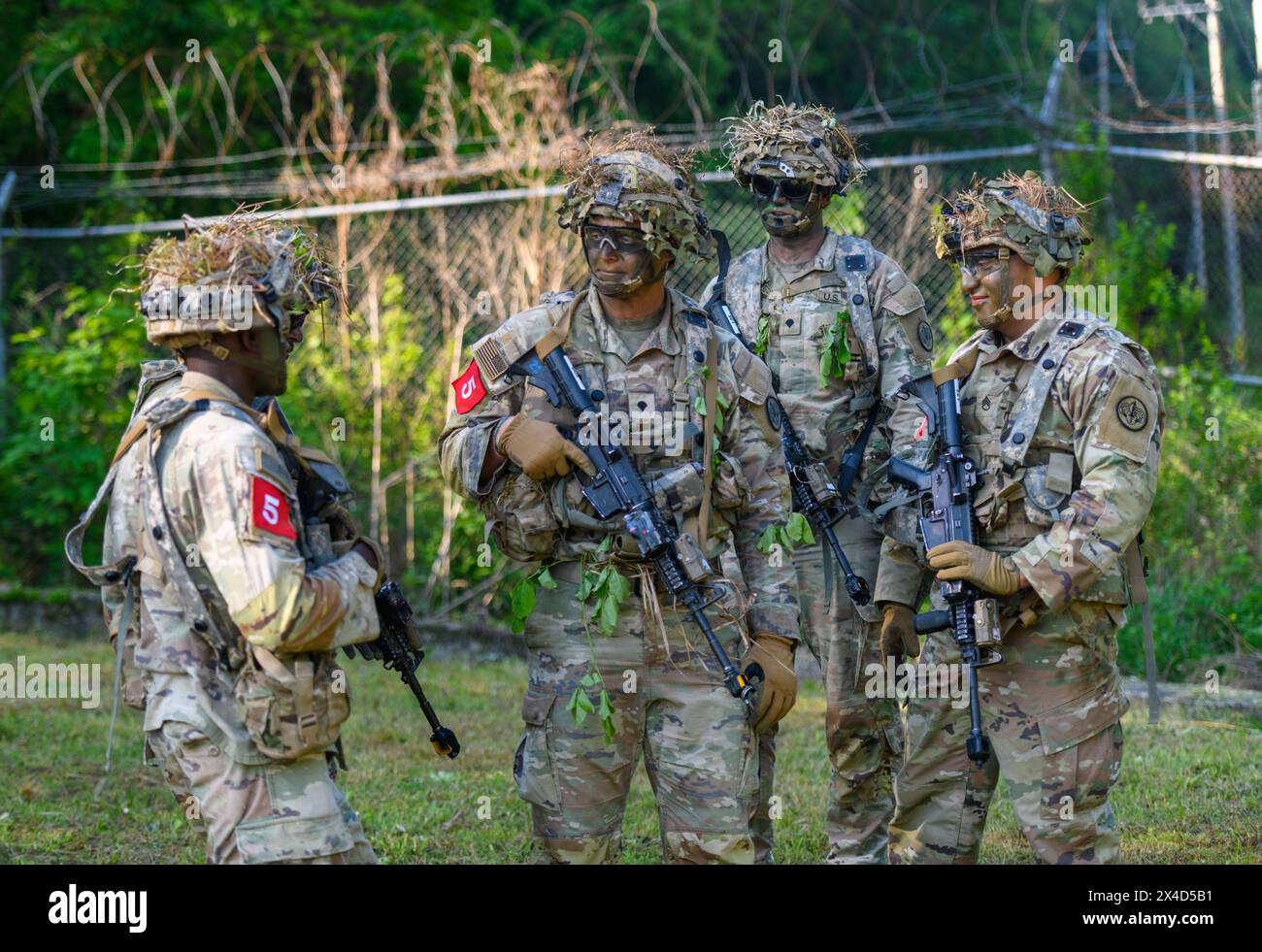 Dongducheon, South Korea. 02nd May, 2024. US soldiers take part in the ...