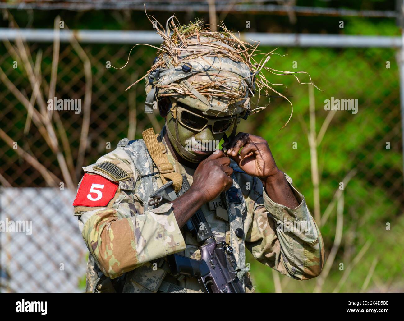 Dongducheon, South Korea. 02nd May, 2024. A US soldier takes part in ...