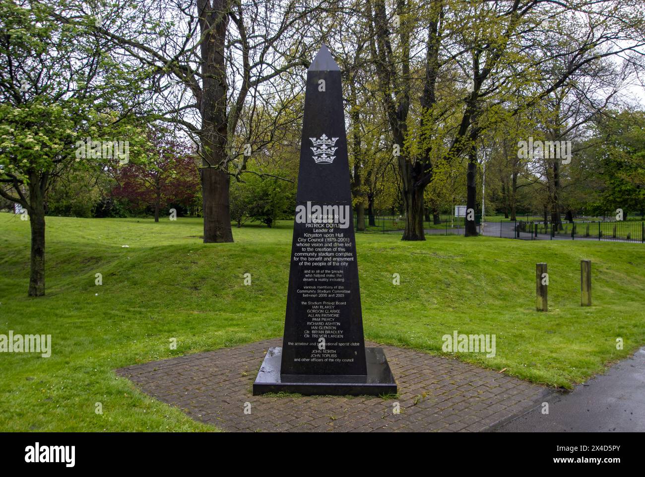 Artwork outside the MKM Stadium in Hull, East Riding of Yorkshire, UK ...