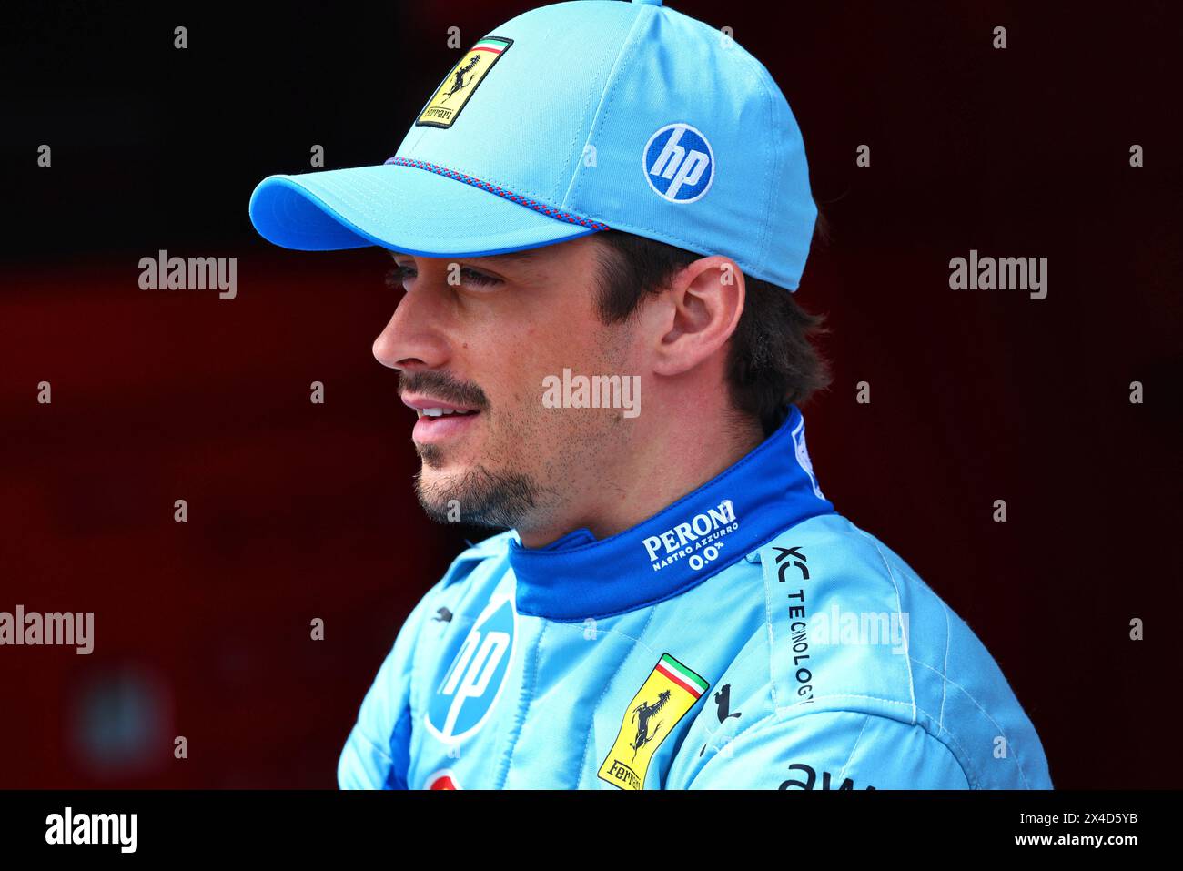Miami, USA. 02nd May, 2024. Charles Leclerc (MON) Ferrari - blue race ...