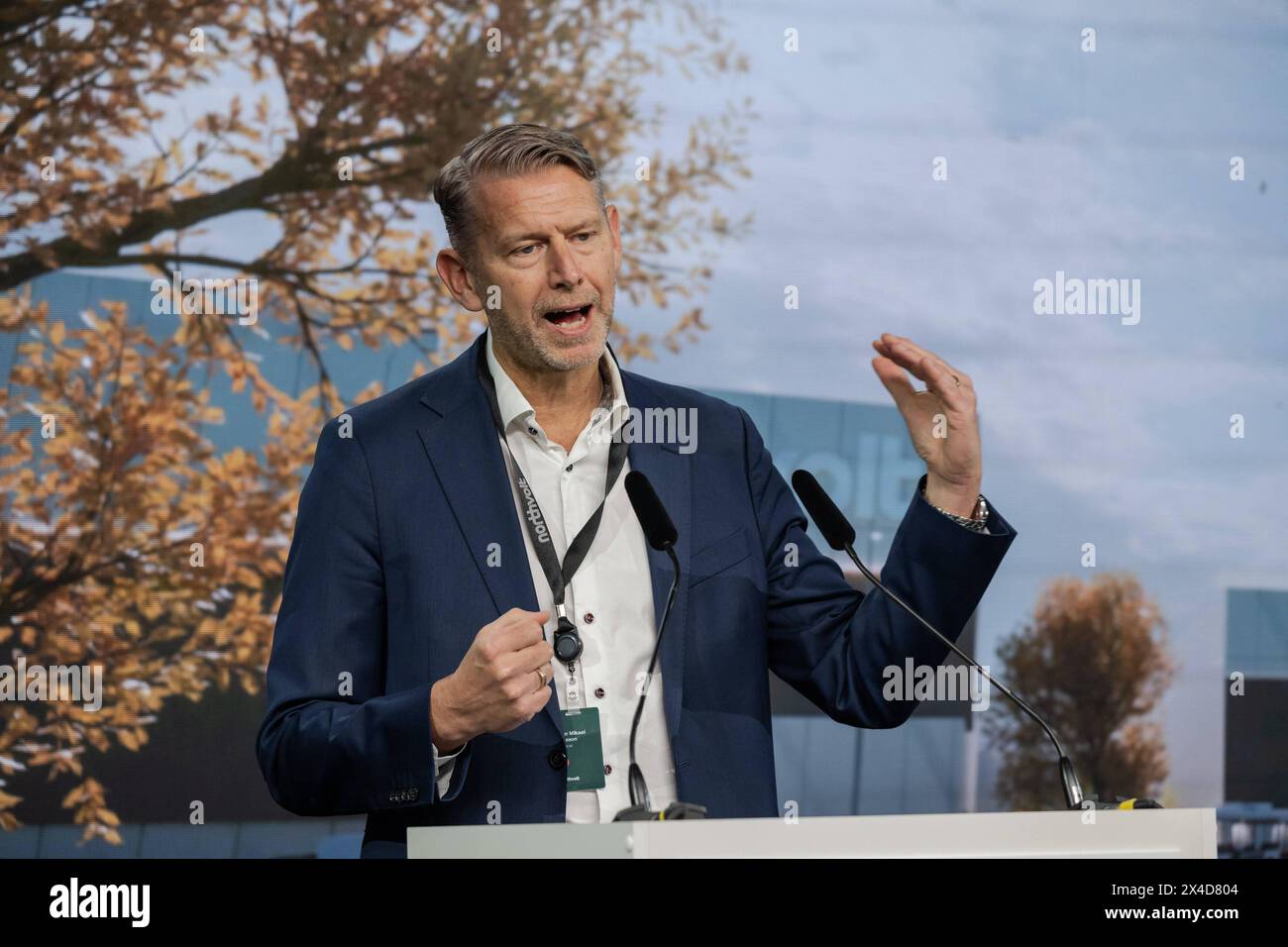 Northvolt Northvolt CEO Peter Carlsson - Offizieller Baubeginn bei ...