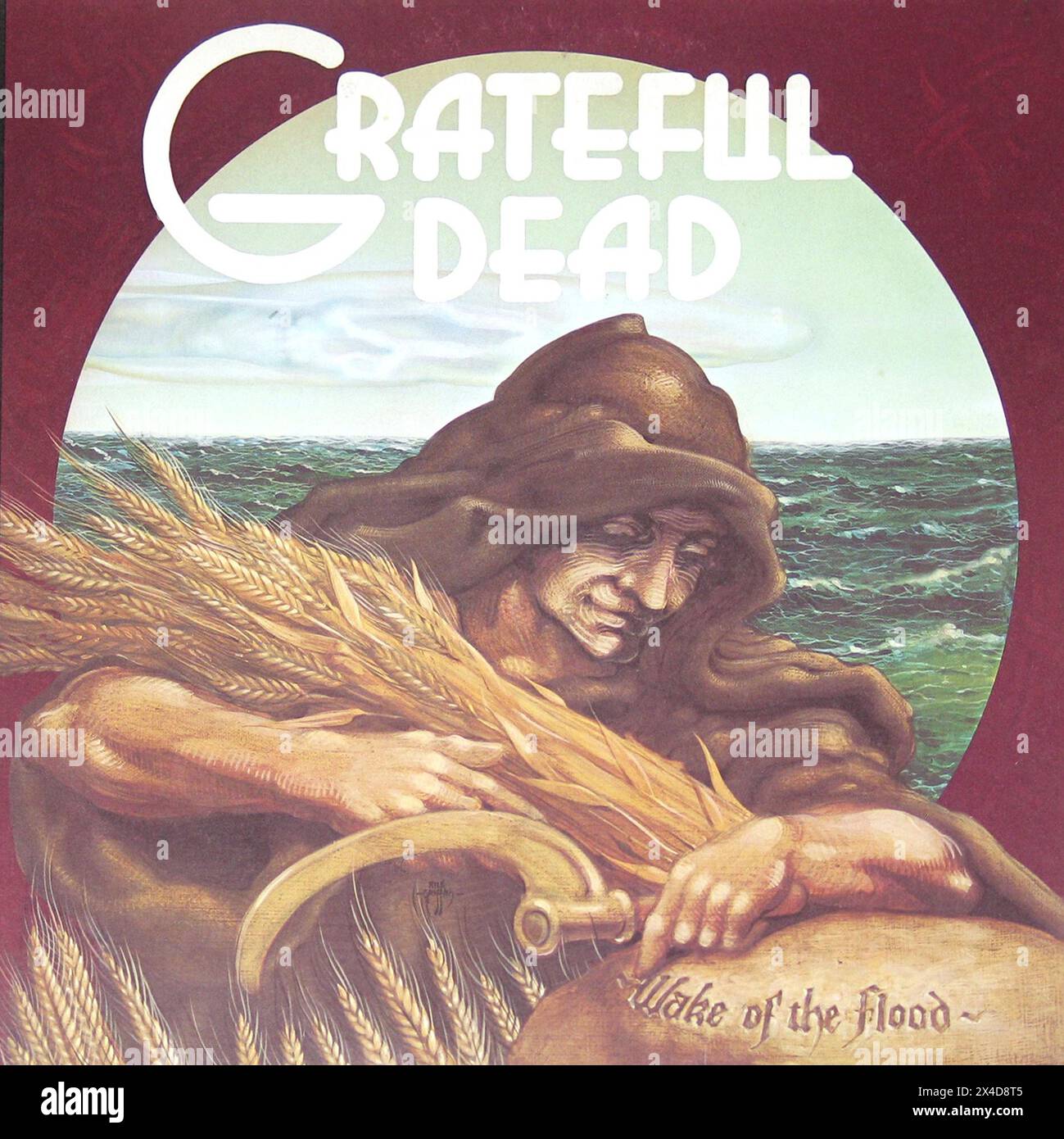 GRATEFUL DEAD WAKE OF THE FLOOD - Vintage vinyl record cover Stock ...