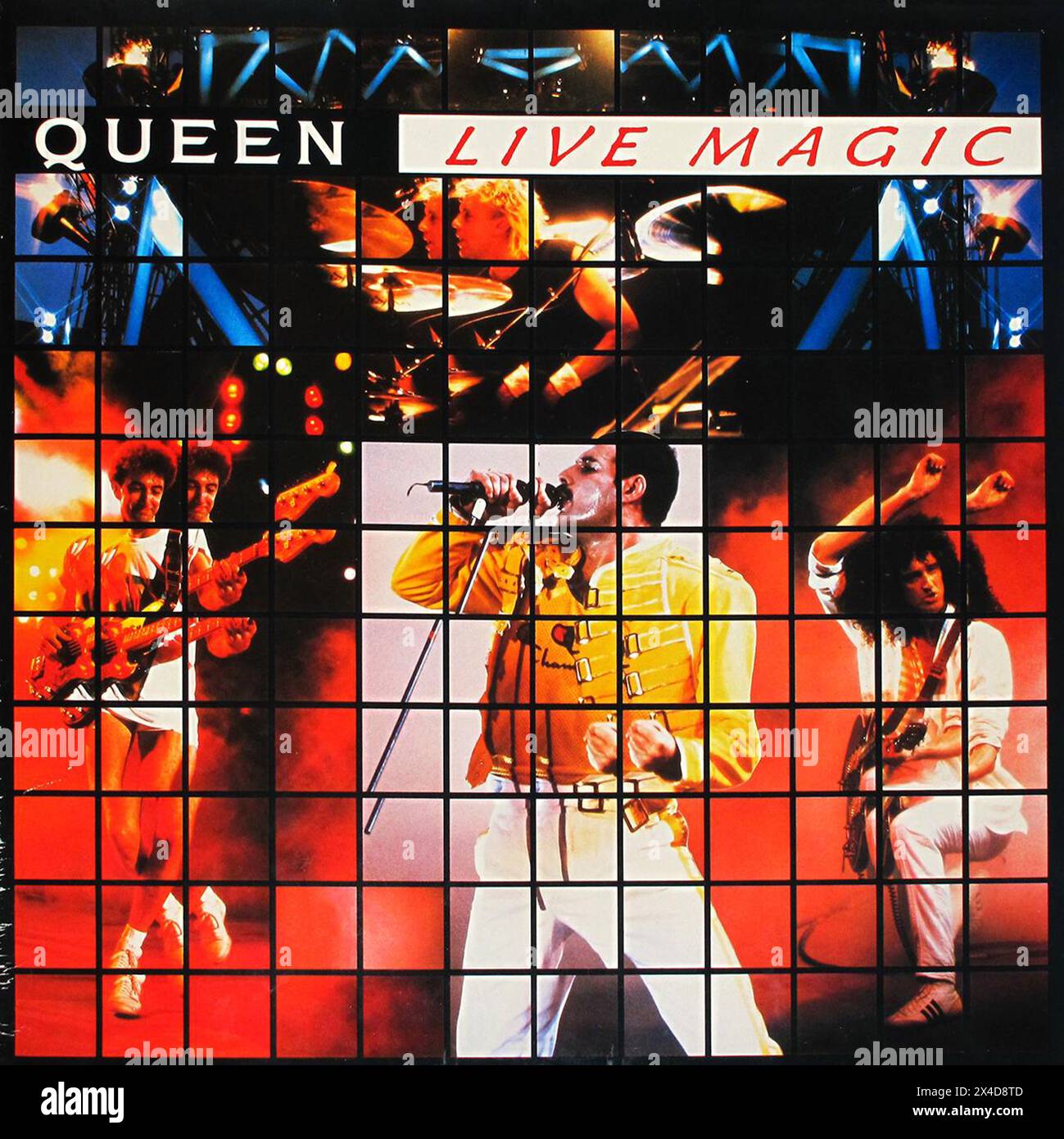 QUEEN LIVE MAGIC - Vintage vinyl record cover Stock Photo - Alamy