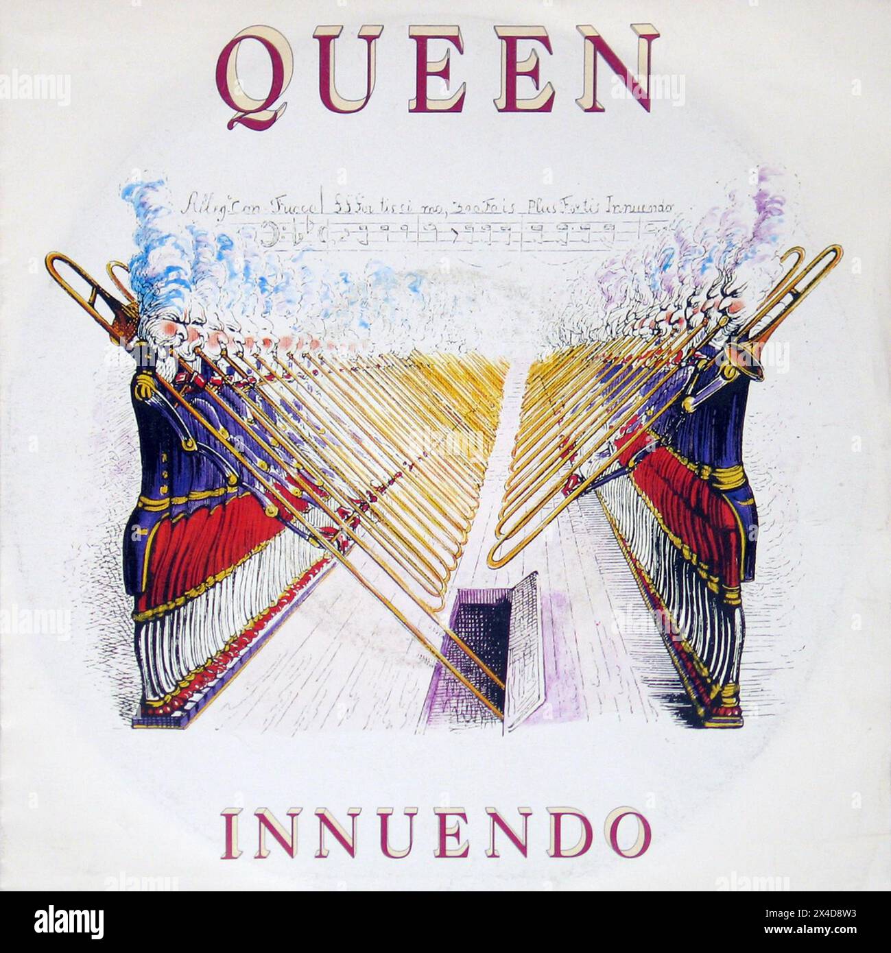 QUEEN INNUENDO - Vintage vinyl record cover Stock Photo - Alamy