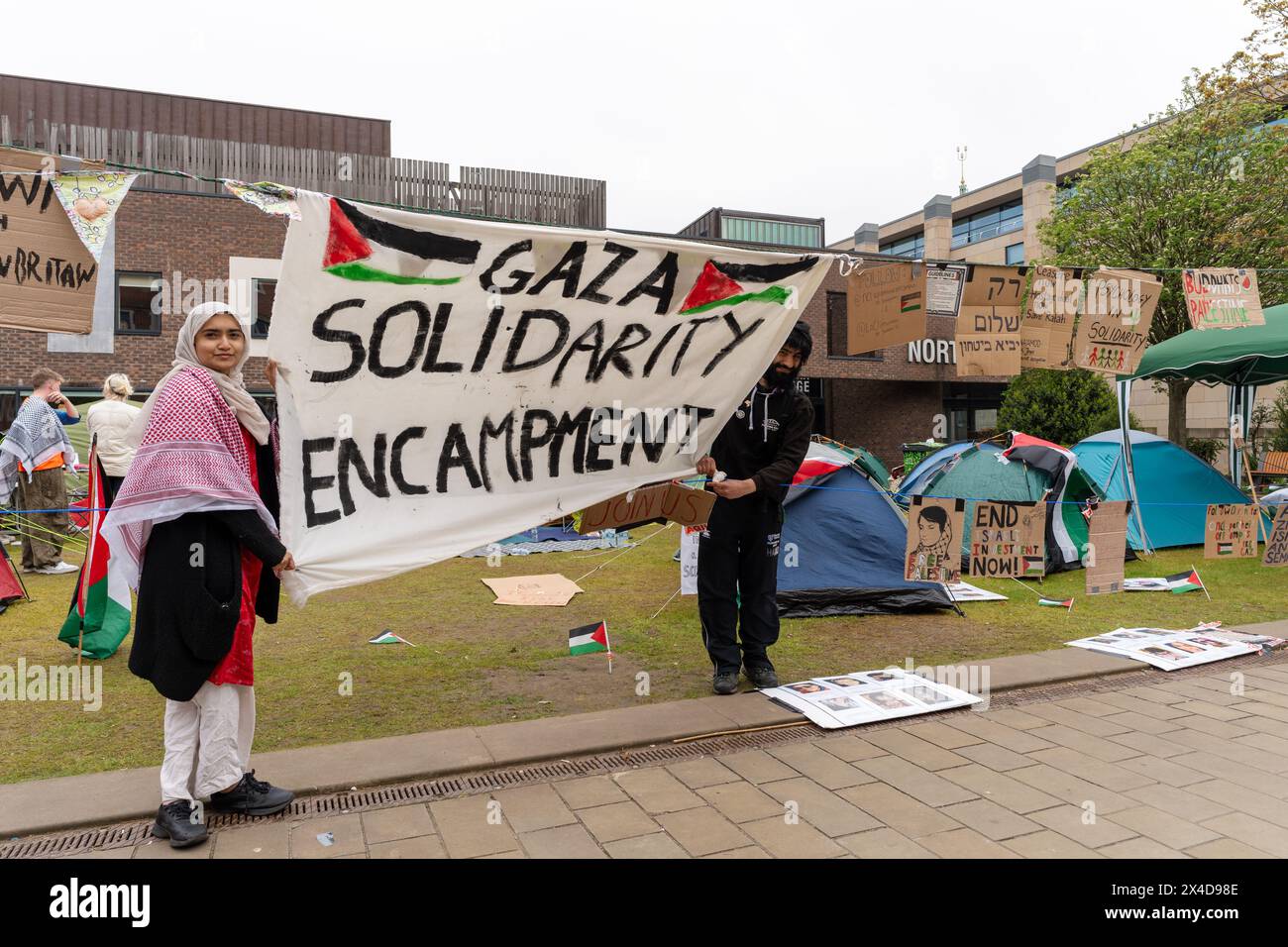 Palestine solidarity encampment hi-res stock photography and images - Alamy