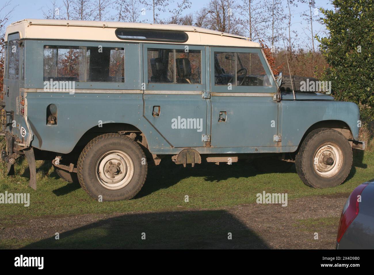 Long Wheelbase Landrover Mk 2 60s Stock Photo - Alamy