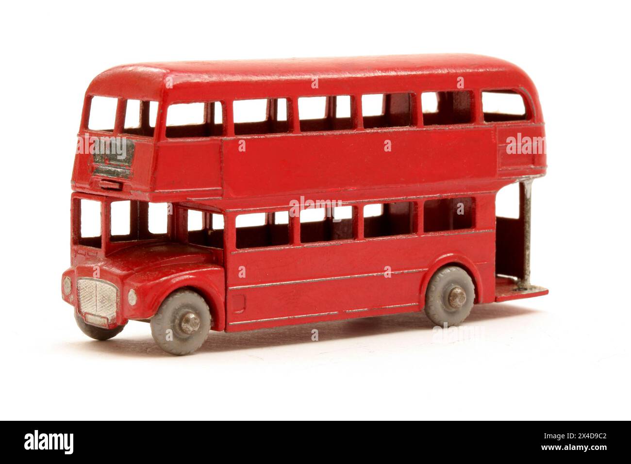 Matchbox model of red London Bus Stock Photo - Alamy