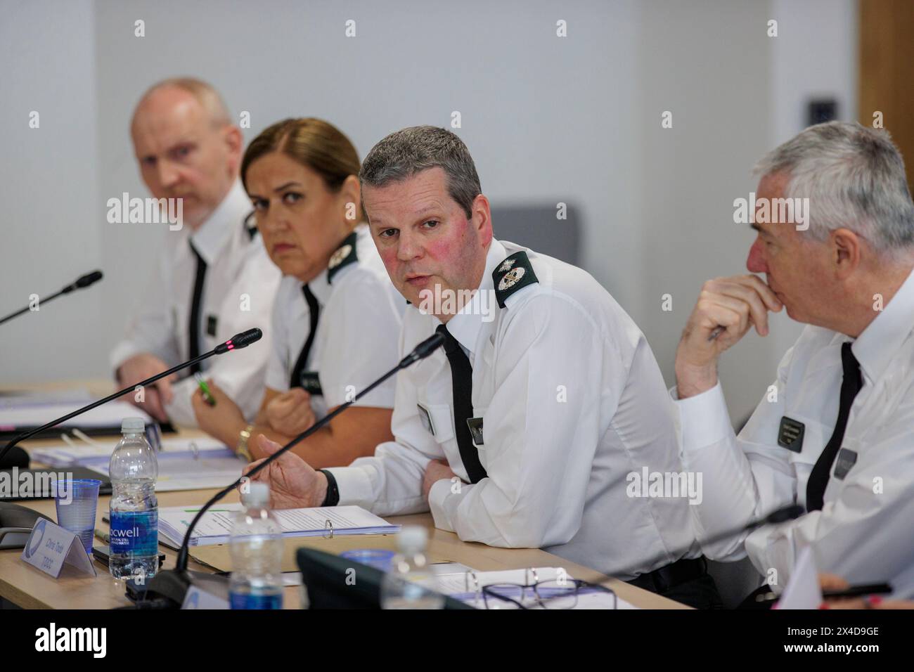 (from left) Temporary Assistant Chief Constable Davy Beck, Temporary ...