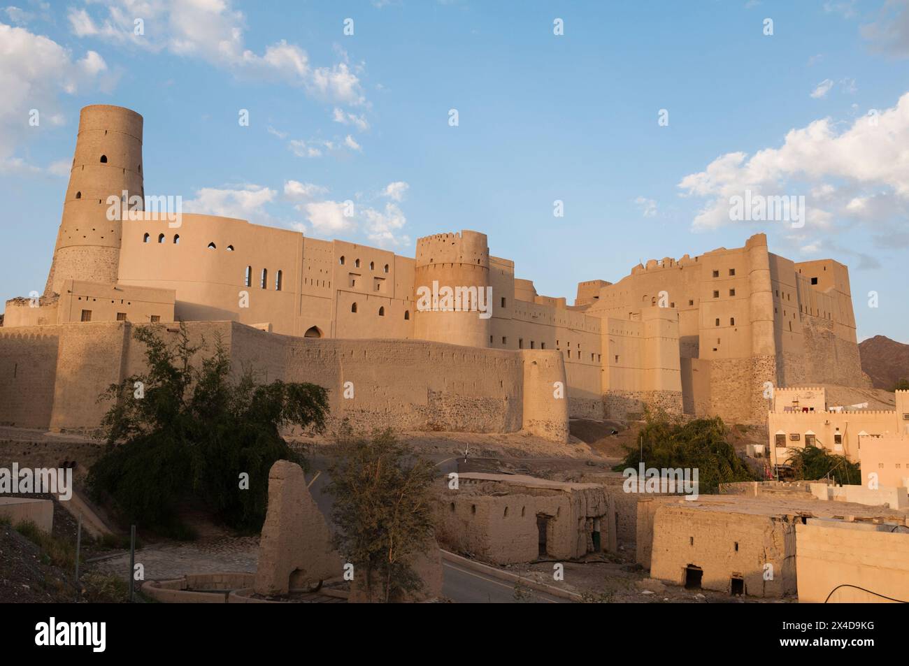 Bahla Fort, a UNESCO World Heritage site, built in the 13th and 14th ...