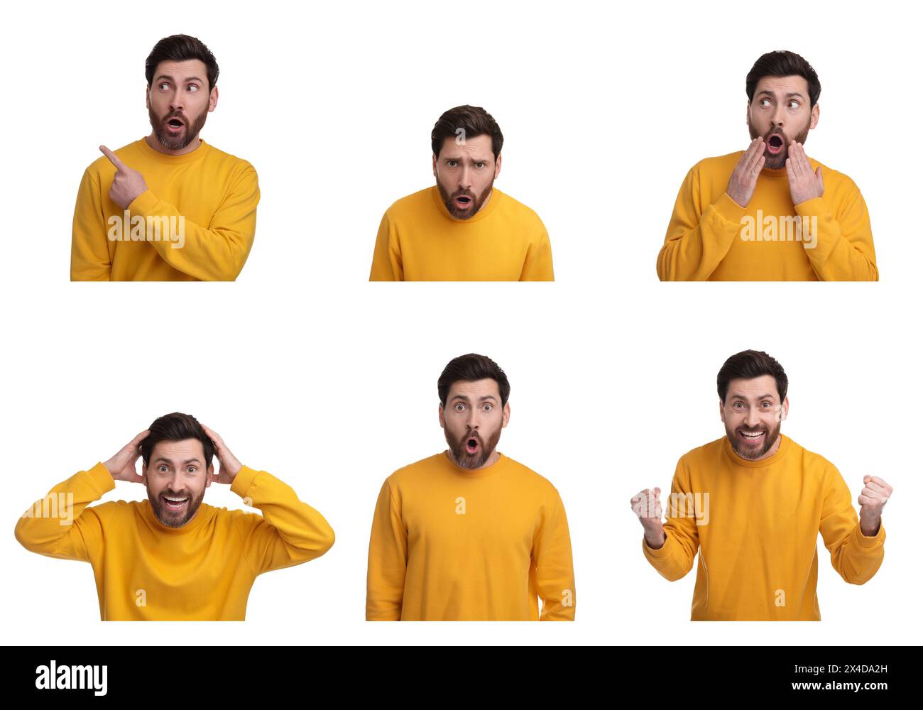 Guy surprised face on Cut Out Stock Images & Pictures - Alamy
