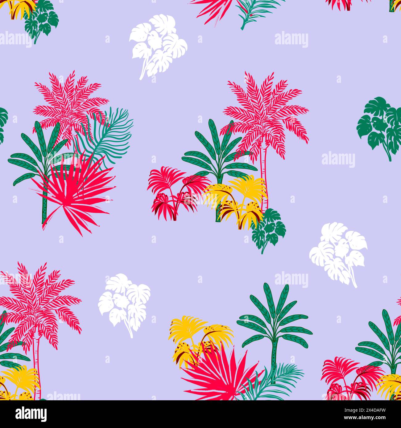Tropical trees pattern for textile ,home decor, fashion, wallpaper etc ...
