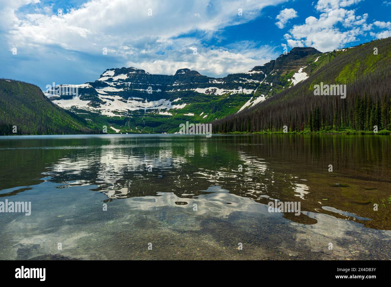 Canada, Alberta, Waterton Lakes National Park. Landscape with Cameron ...
