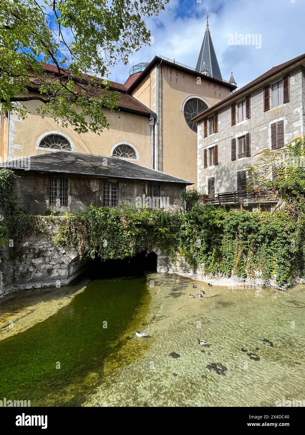Annecy, Haute-Savoie, France: St. Peter's Cathedral (Saint-Pierre), old ...