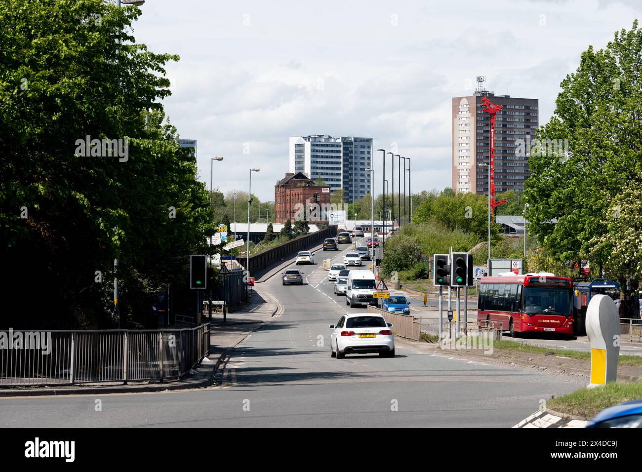 Saltley Viaduct road, Birmingham, West Midlands, England, UK Stock ...
