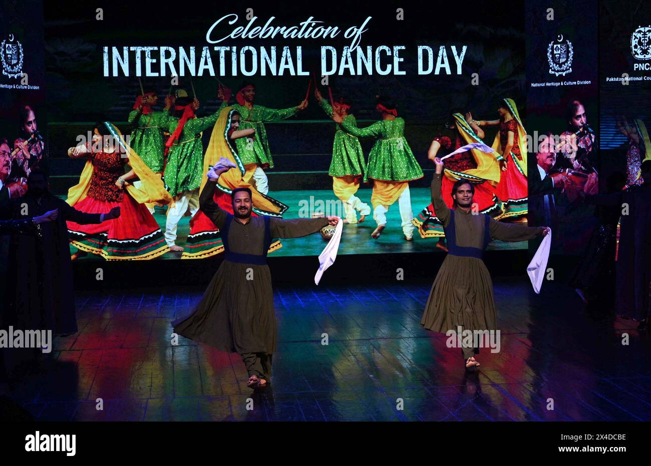ISLAMABAD, PAKISTAN, APRIL 29: Pakistani artists perform dance to ...
