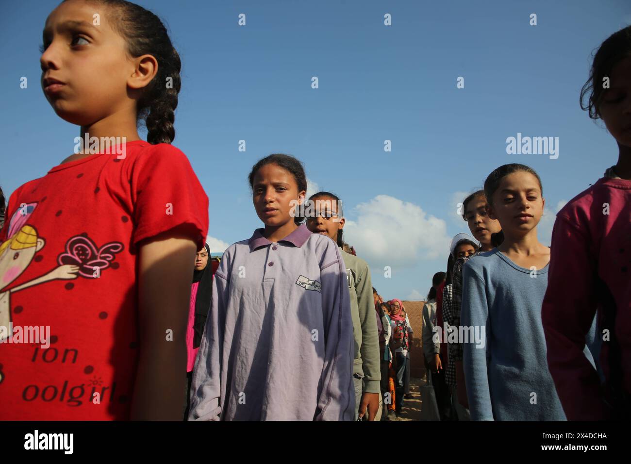 Palestinian children deprived of their right to education attend ...