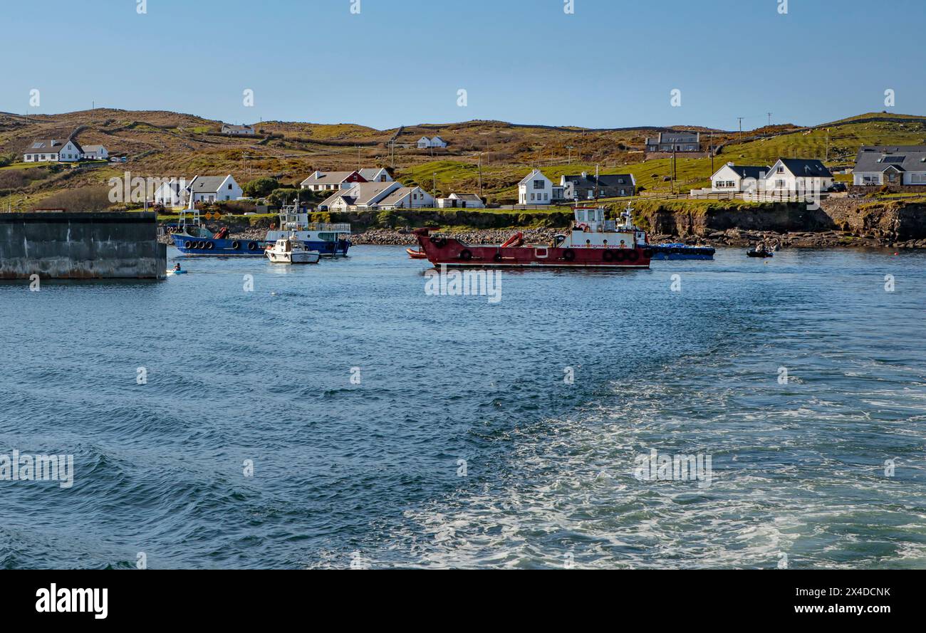 Clare Island, County Mayo, Irealand - April 20th 2024 - Leaving Clare ...