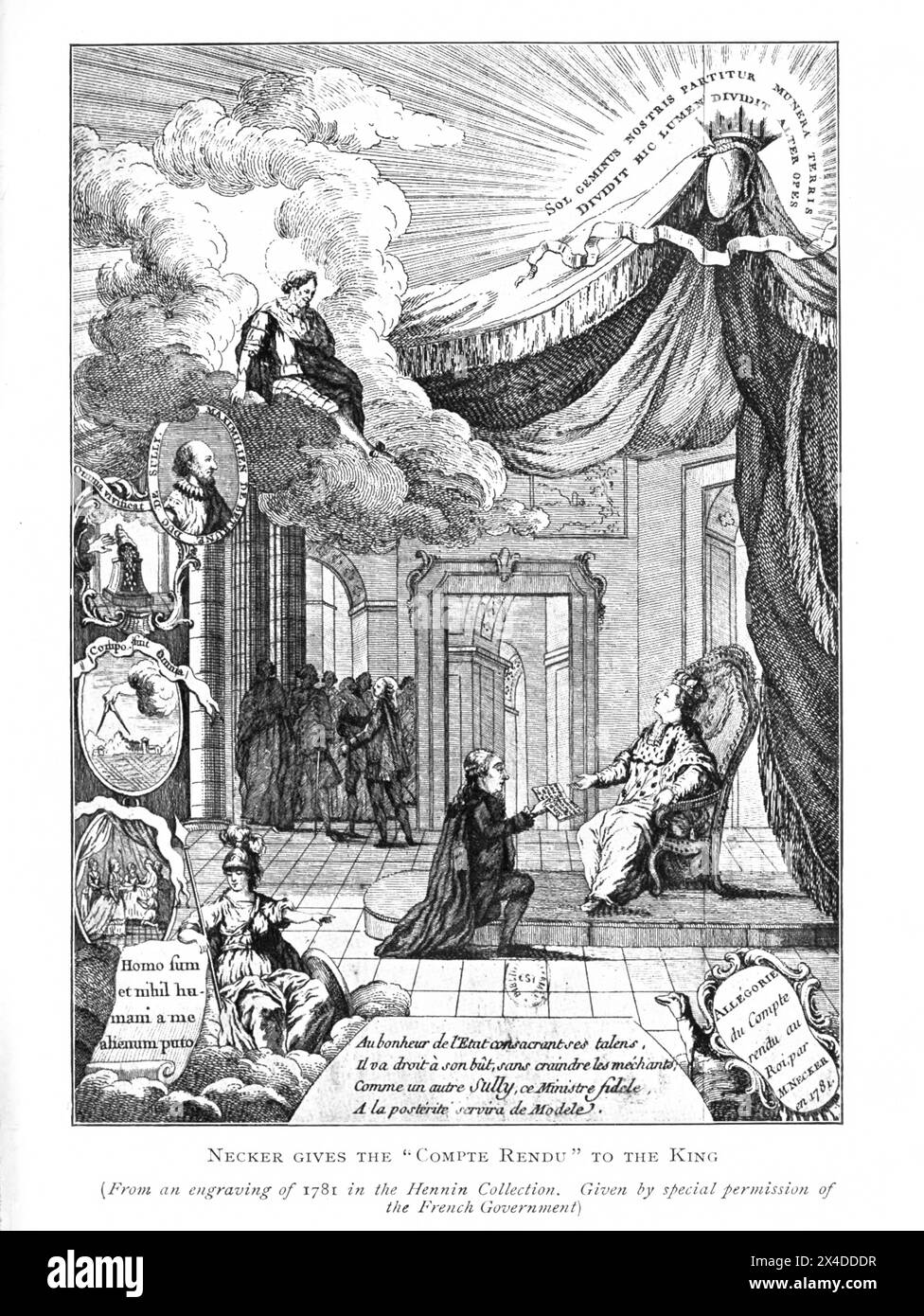 NECKER gives the COMPTE RENDU TO THE KiNG from ' The French revolution ...