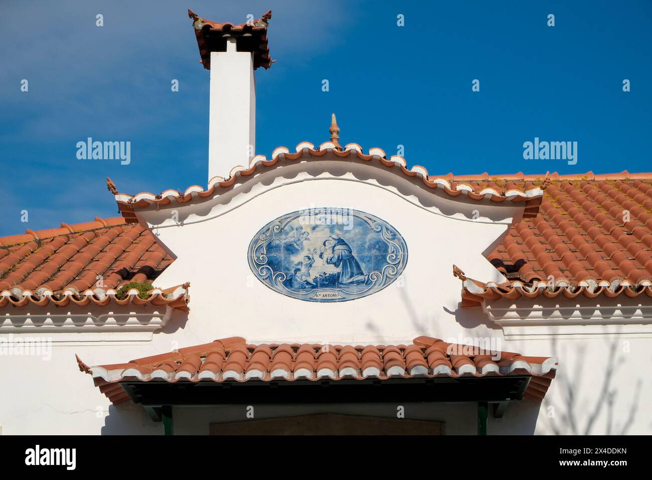 Torres Novas, Portugal. Traditional Portuguese tile rooftop Stock Photo ...