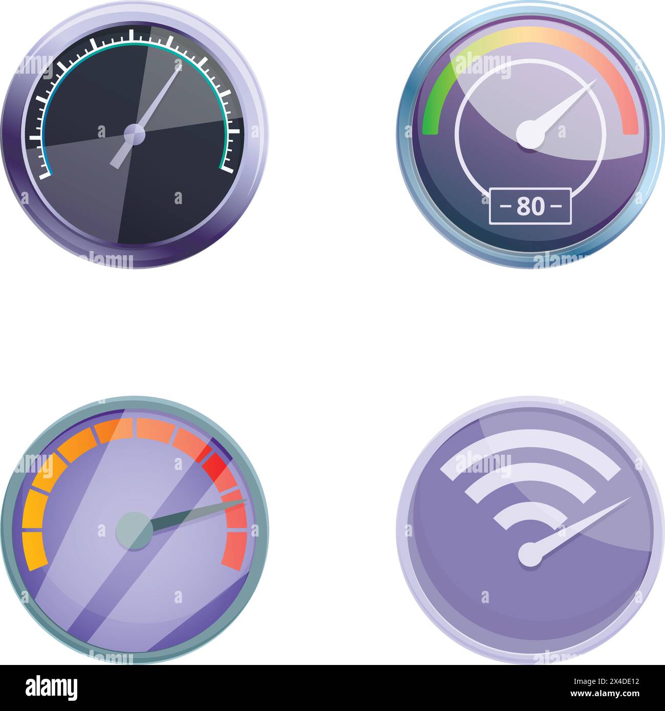 High tech car dashboard Stock Vector Images - Alamy