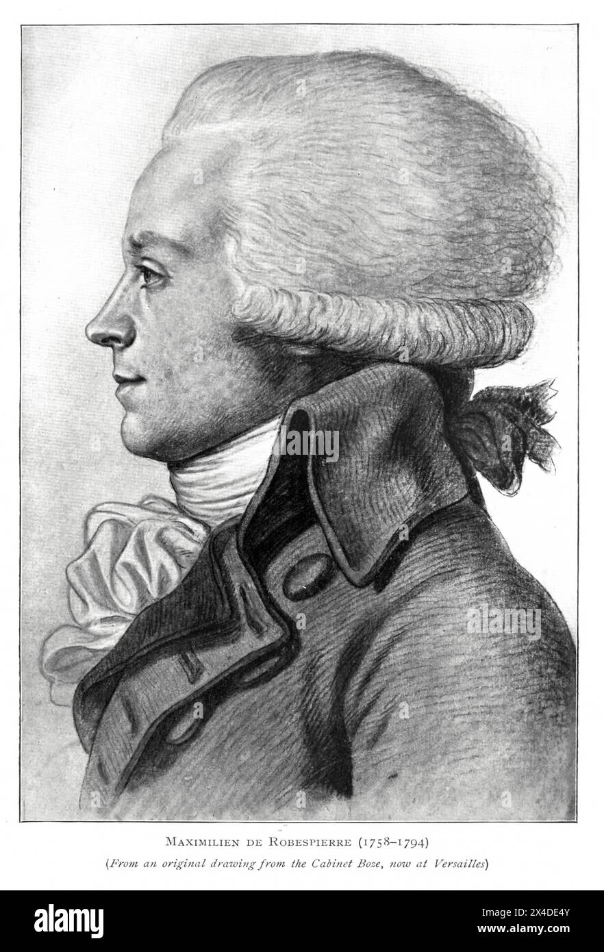 Maximilien de Robespierre (1758-1794) from ' The French revolution from ...