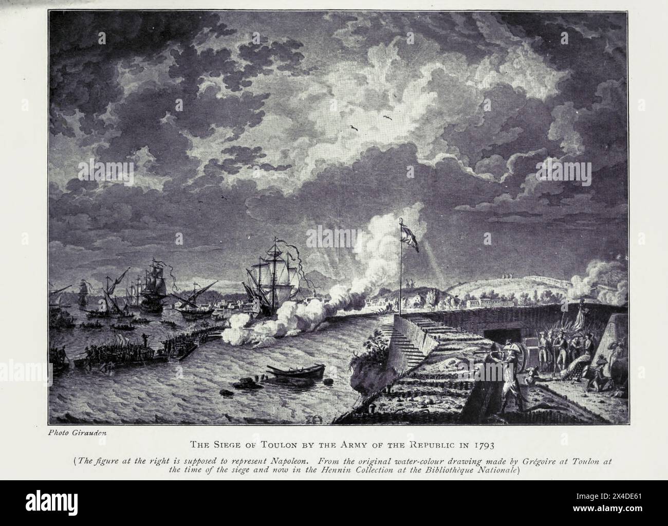 The Siege of Toulon by the Army op the Republic in 1793 from ' The ...